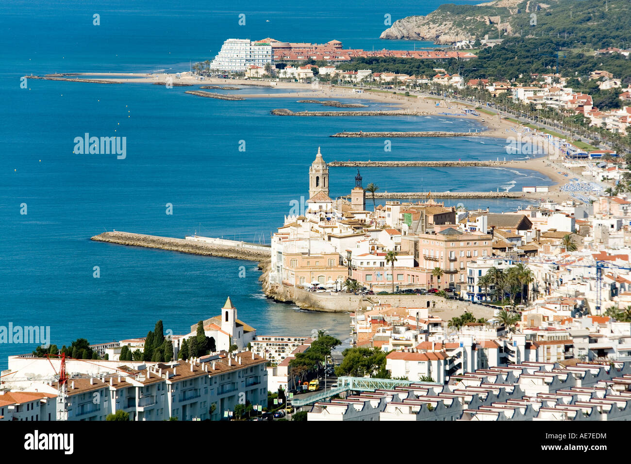 Overview of sitges hi-res stock photography and images - Alamy
