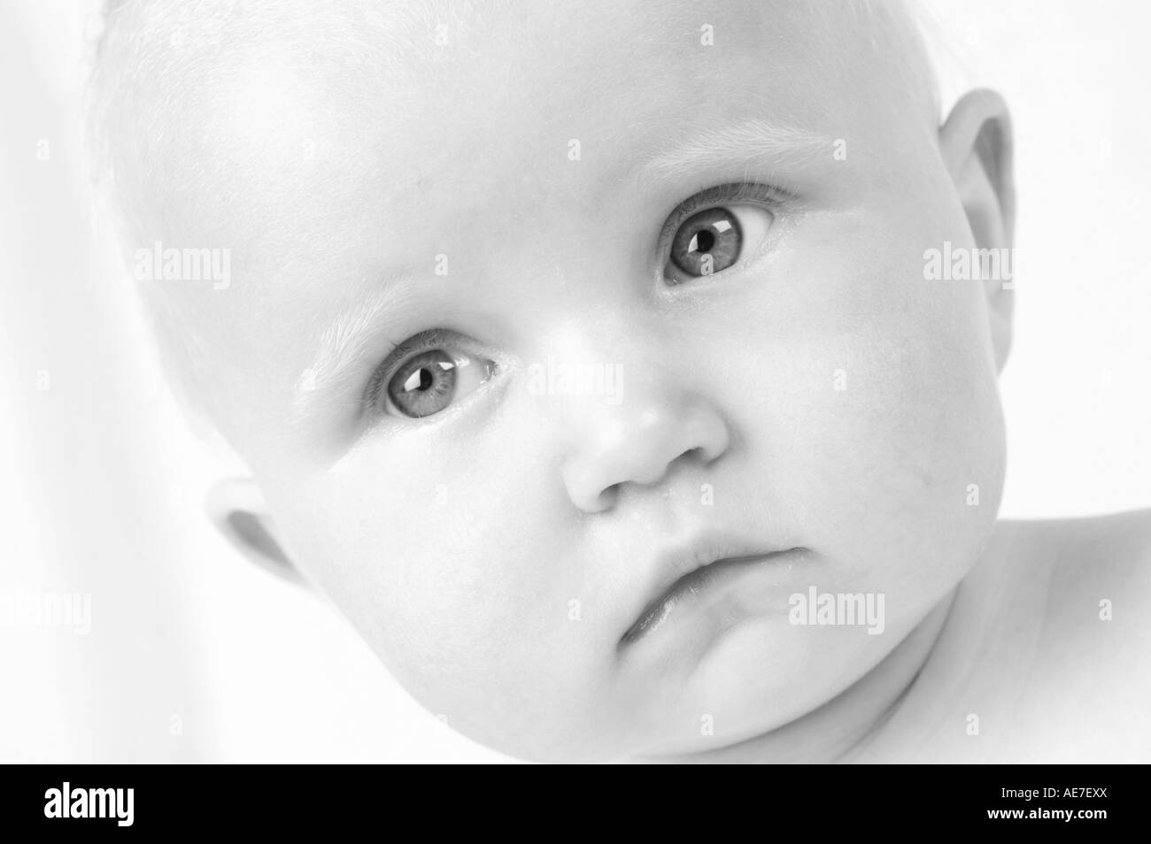 Image of 7 Month old Baby Stock Photo - Alamy