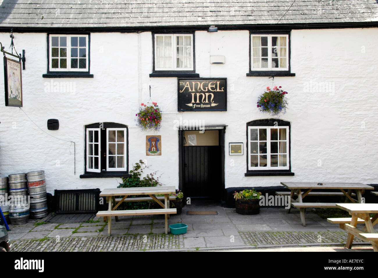 Barrel beer pub in village hi-res stock photography and images - Alamy
