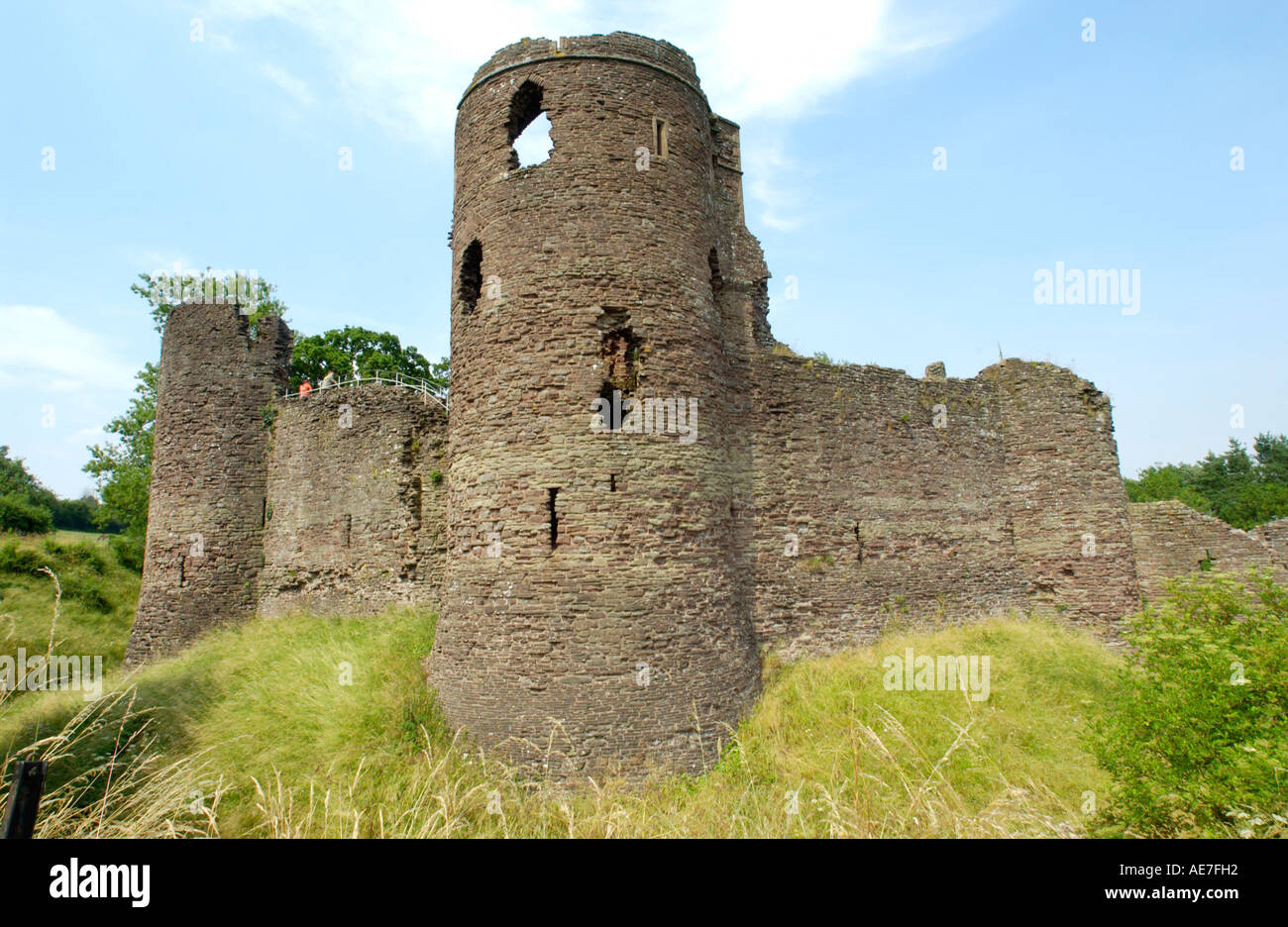 Grosmont castle ruins hi-res stock photography and images - Alamy