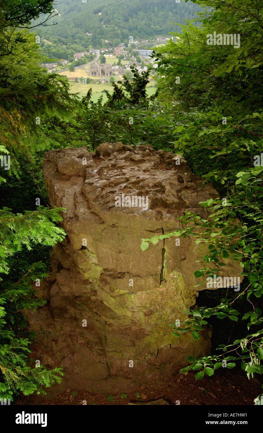 Devils pulpit tintern hi-res stock photography and images - Alamy