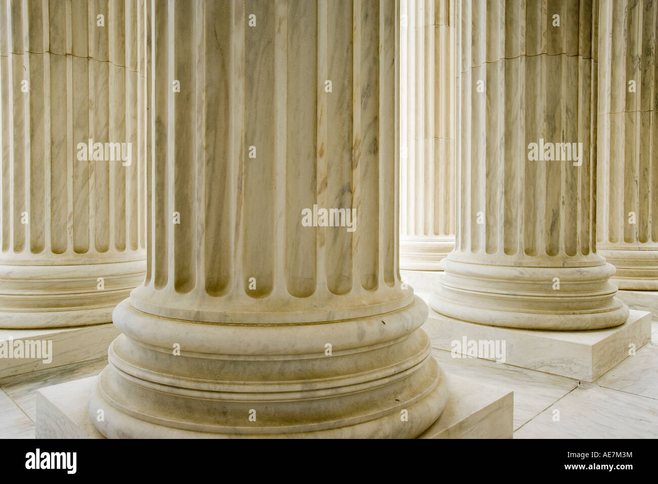 USA Washington DC Columns at the supreme court Stock Photo - Alamy