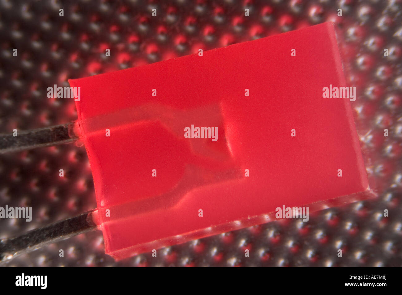 Light Emitting Diode (LED) - Red Stock Photo - Alamy