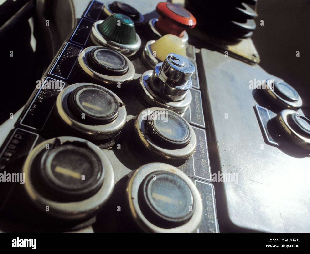 Control panel in a power station Stock Photo - Alamy