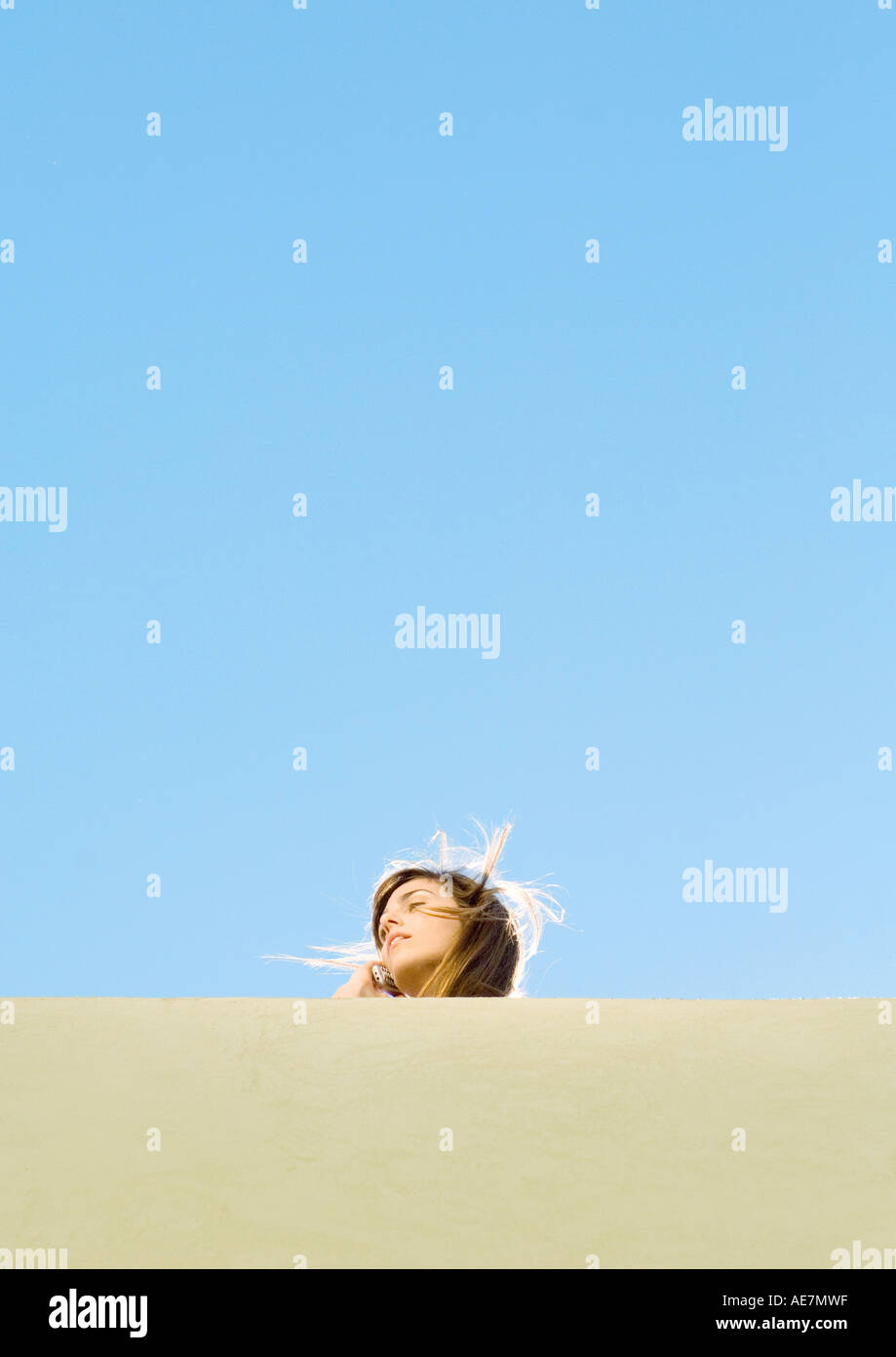 Low angle shot young woman hi-res stock photography and images - Alamy