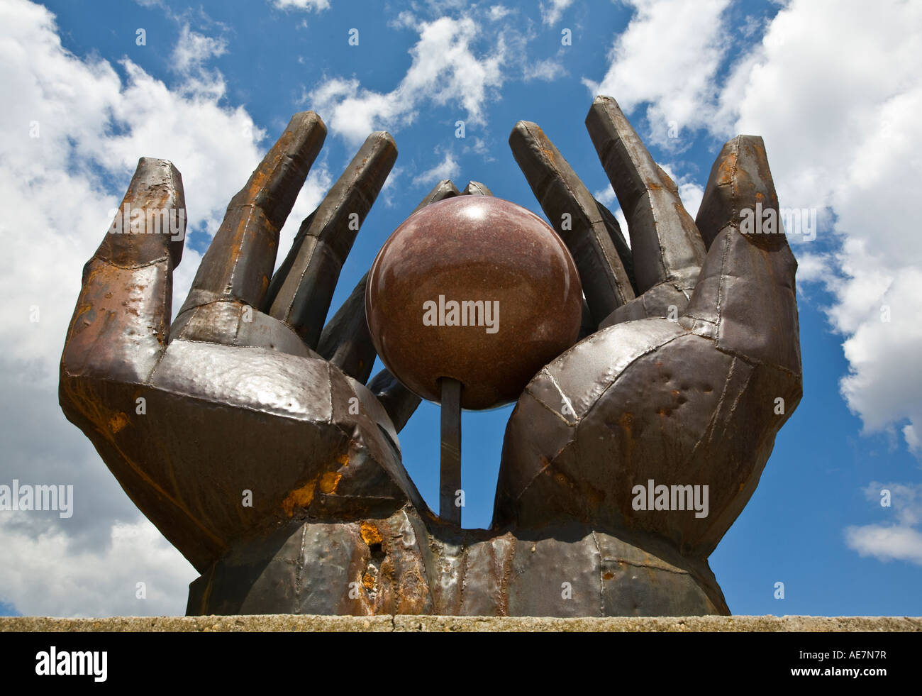 Workers movement memorial. Szobor (statue) park Budapest, Hungary Stock ...