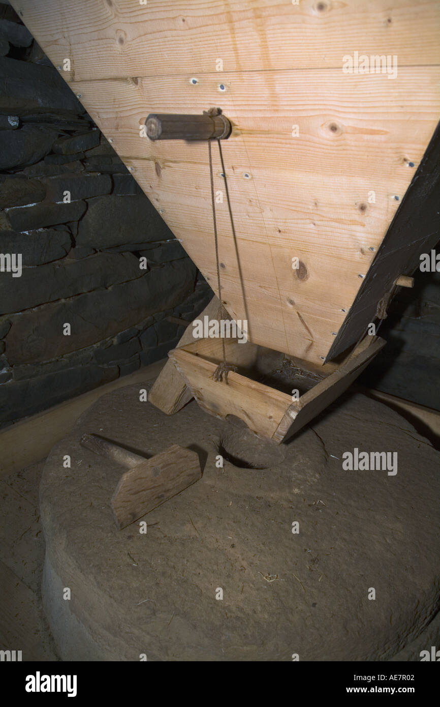dh Shetland croft house museum SOUTHVOE SHETLAND Horizontal water wheel ...