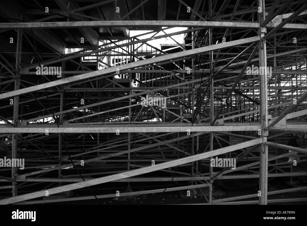Image of Seating Scaffolding Stock Photo - Alamy