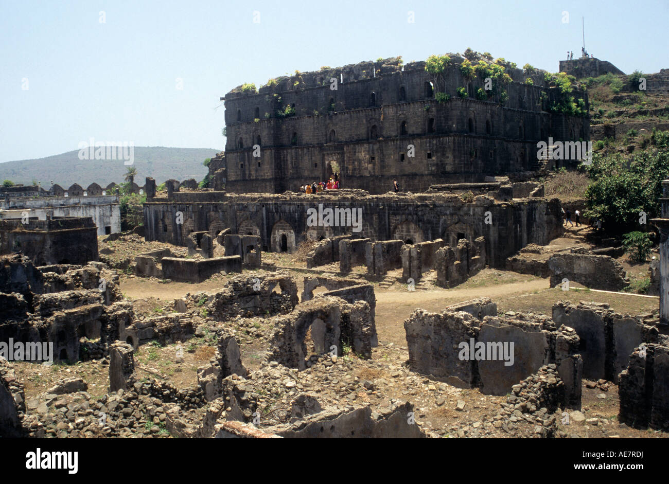 Remnants of Janjira Murud seafort, Murud. A 12th century sea fort Stock ...