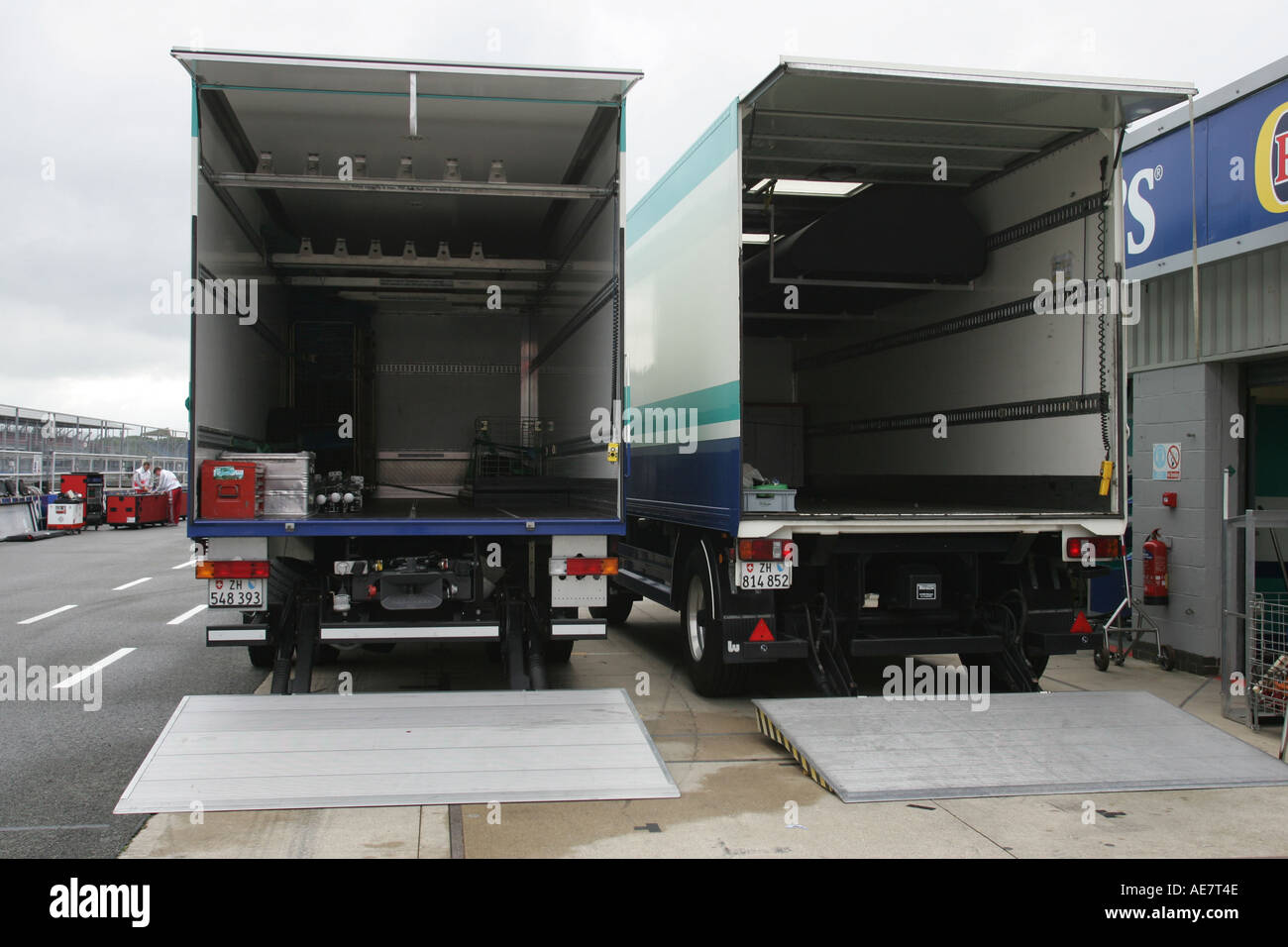 F1 Car Transporter Stock Photos & F1 Car Transporter Stock Images - Alamy