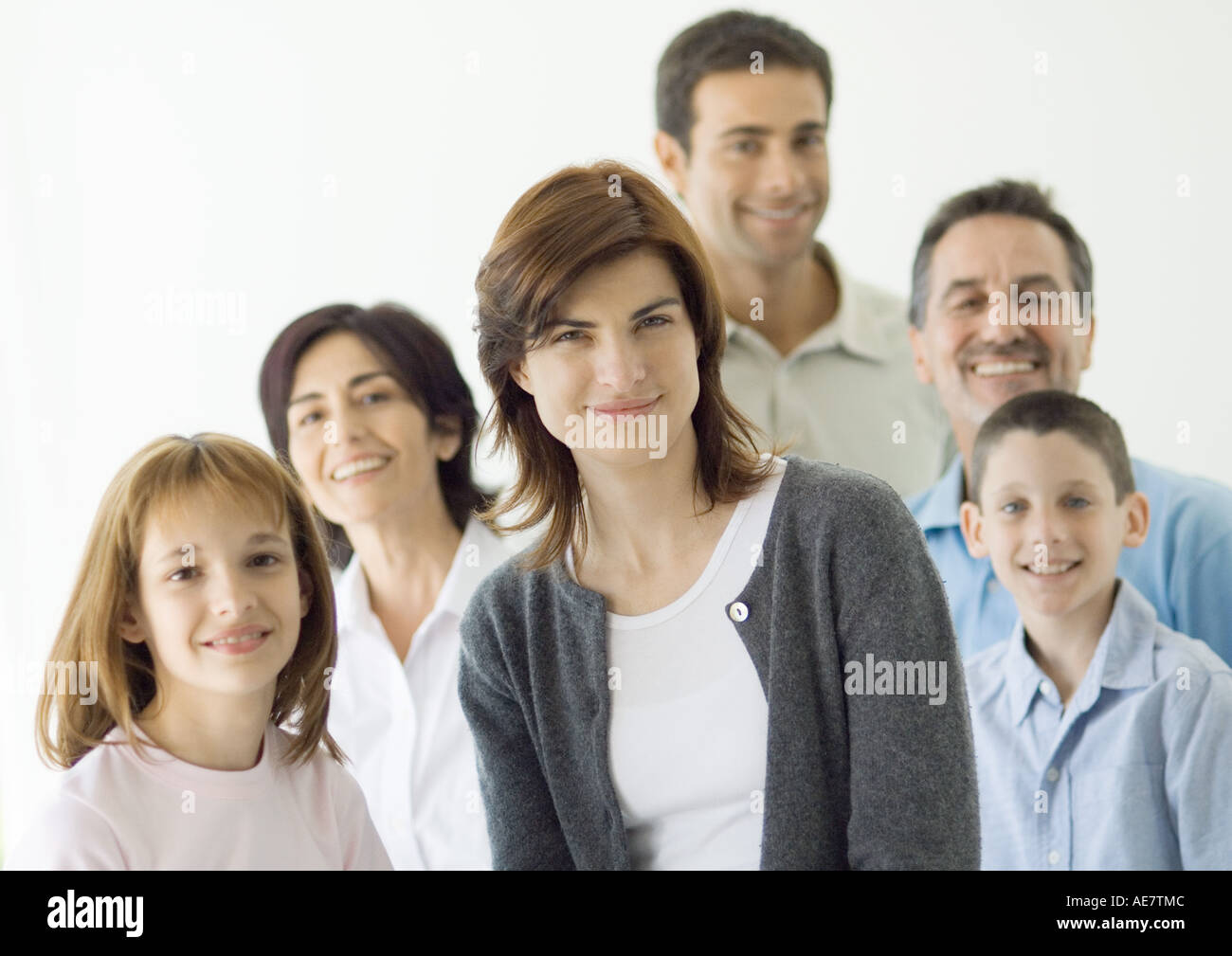 Extended family, portrait Stock Photo - Alamy