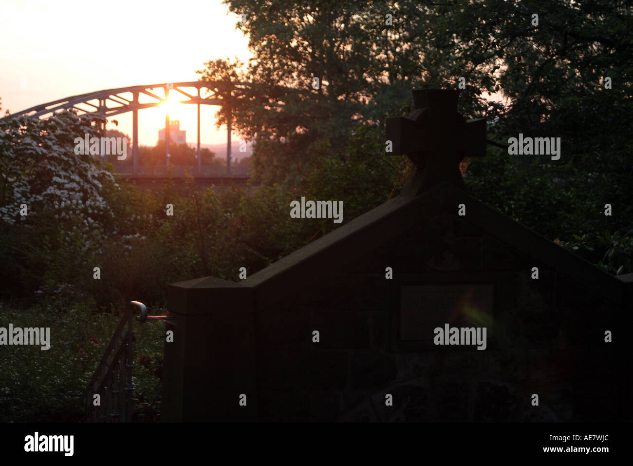 Sunset in Rinteln, Germany Stock Photo - Alamy