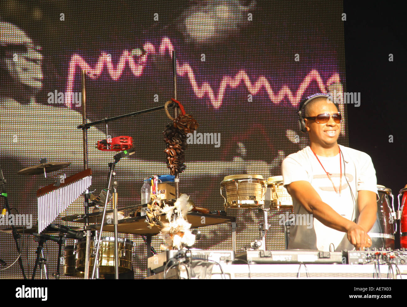 brazilian dj marky performing at lovebox festival victoria park london ...