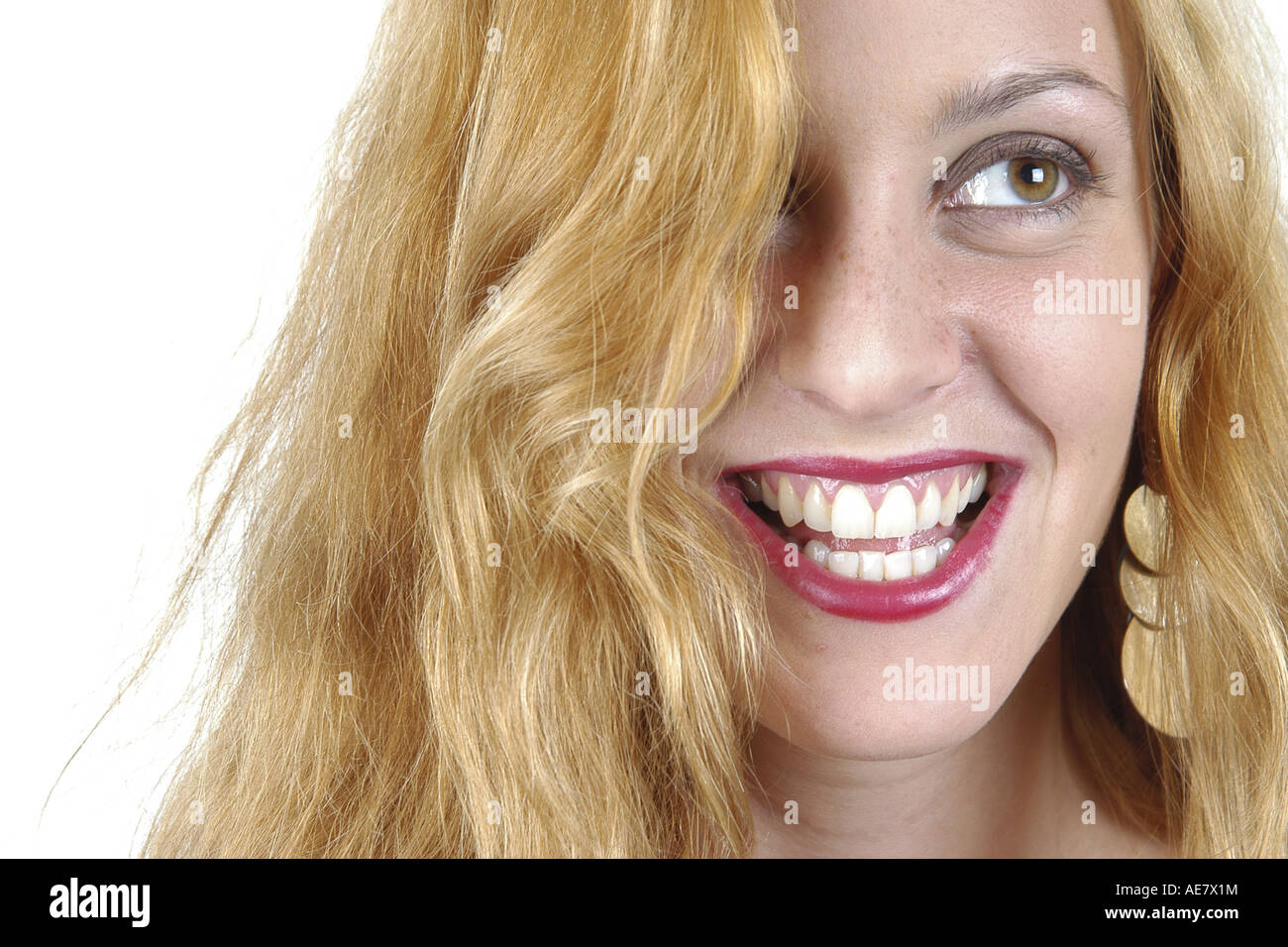 portrait of a laughing young women, Germany Stock Photo - Alamy