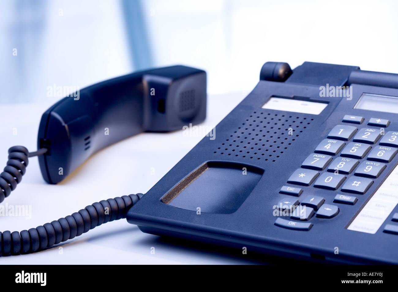 telephone receiver next phone Stock Photo - Alamy