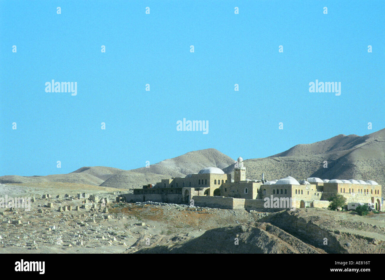 pilgrimage place in judean desert, grave of mose, Israel, Nebi Musa ...