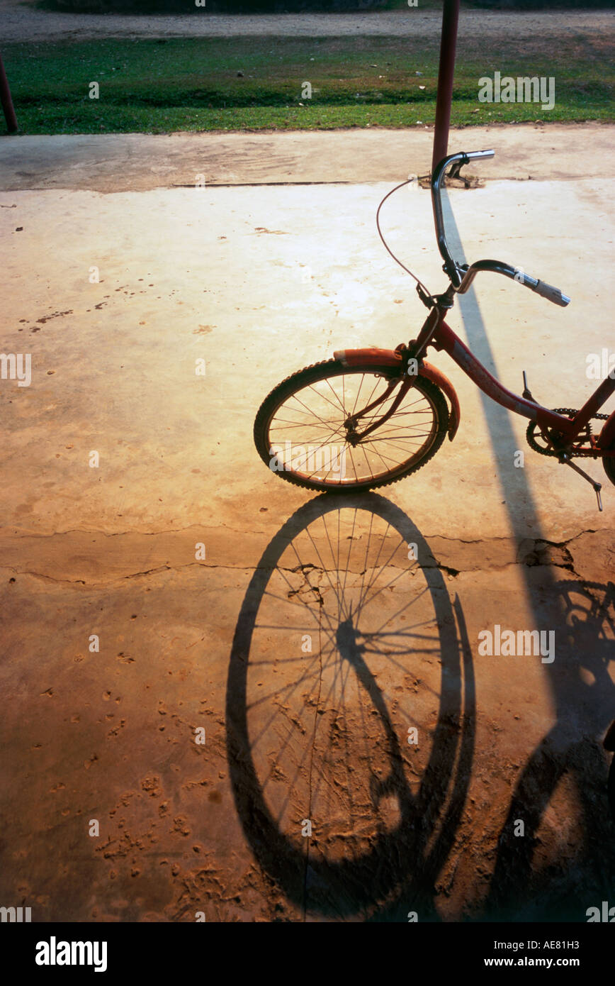 Long shadow of bike hi-res stock photography and images - Alamy