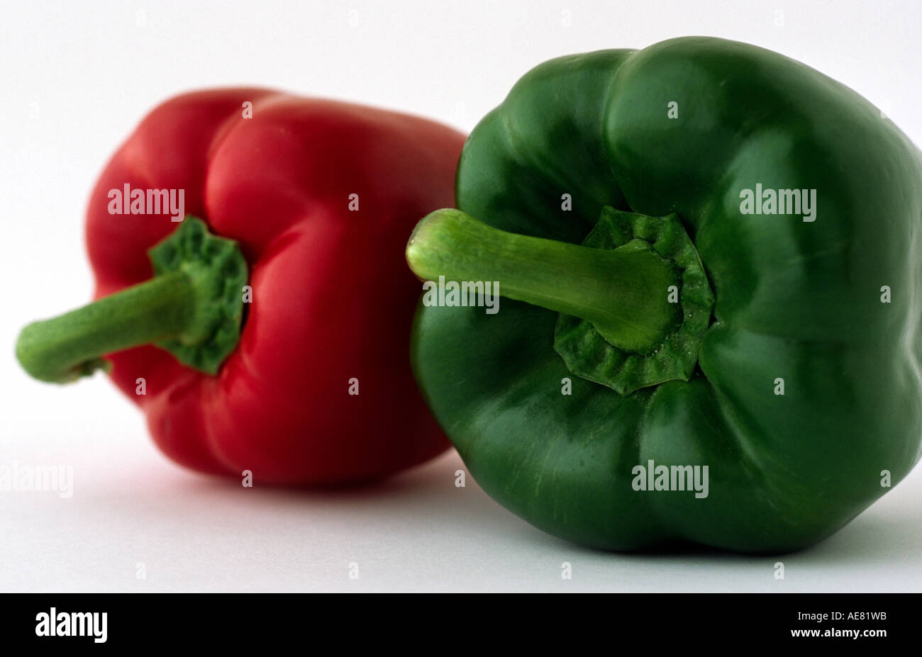 Red and green pepper Stock Photo - Alamy