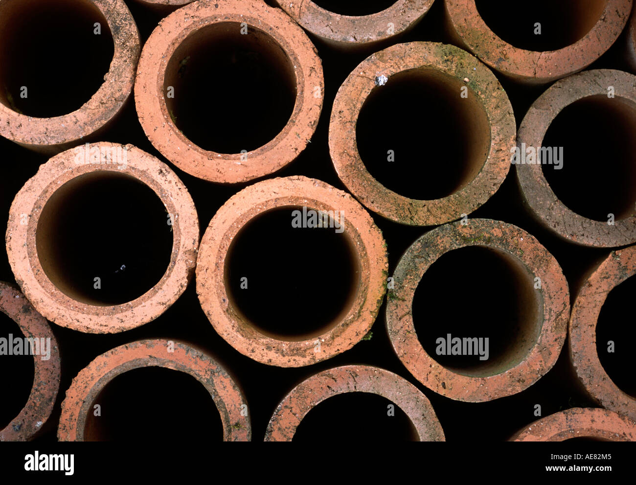 Clay drainage pipe hi-res stock photography and images - Alamy