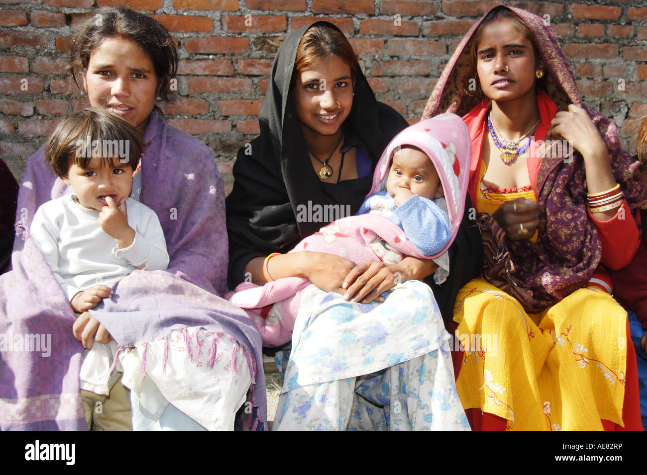 Nepal Children Nepalese Mother Stock Photos & Nepal Children Nepalese ...