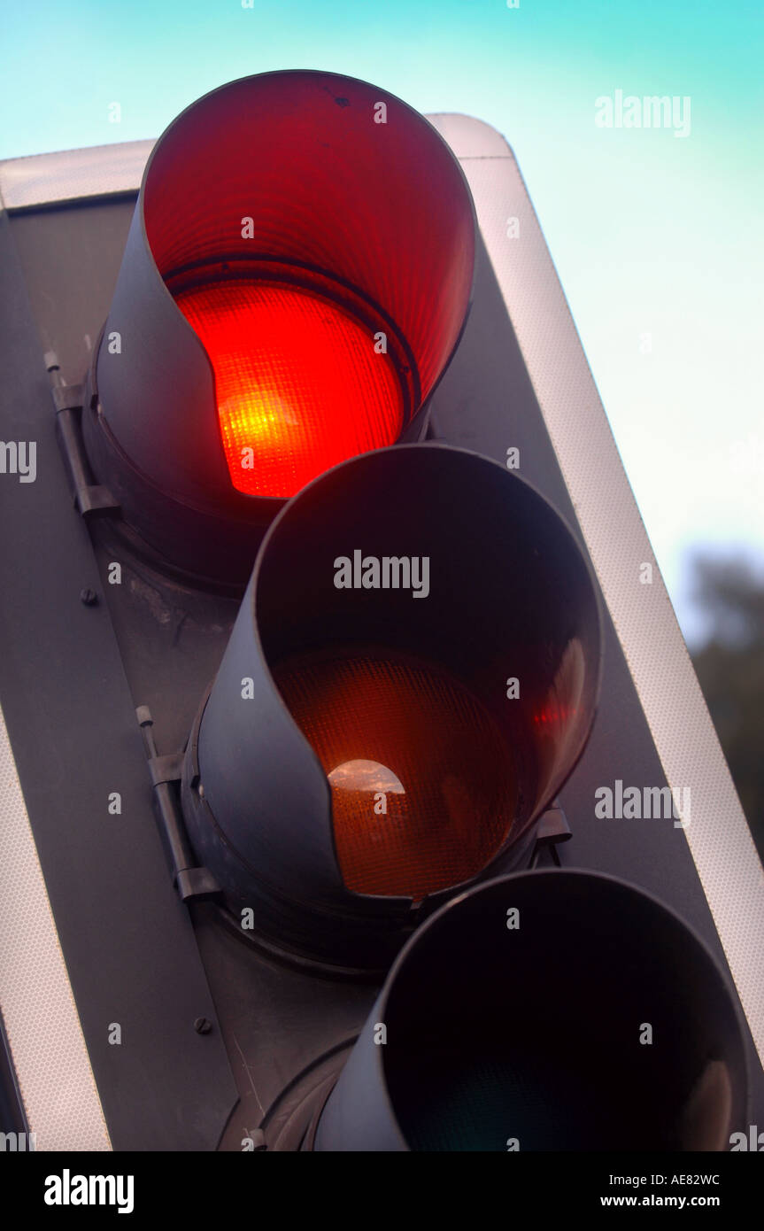 Red light traffic signal uk hi-res stock photography and images - Alamy
