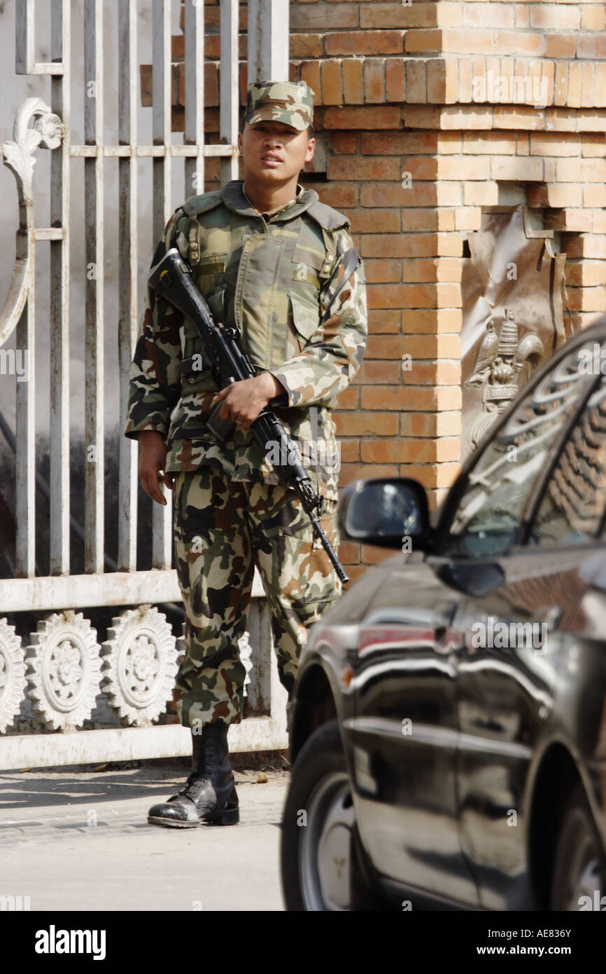 Nepali security hi-res stock photography and images - Alamy