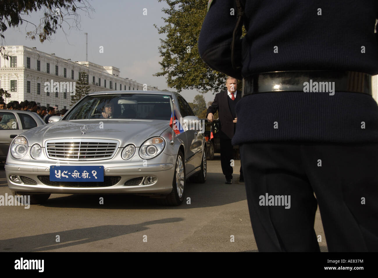 Diplomatic car flag hi-res stock photography and images - Alamy
