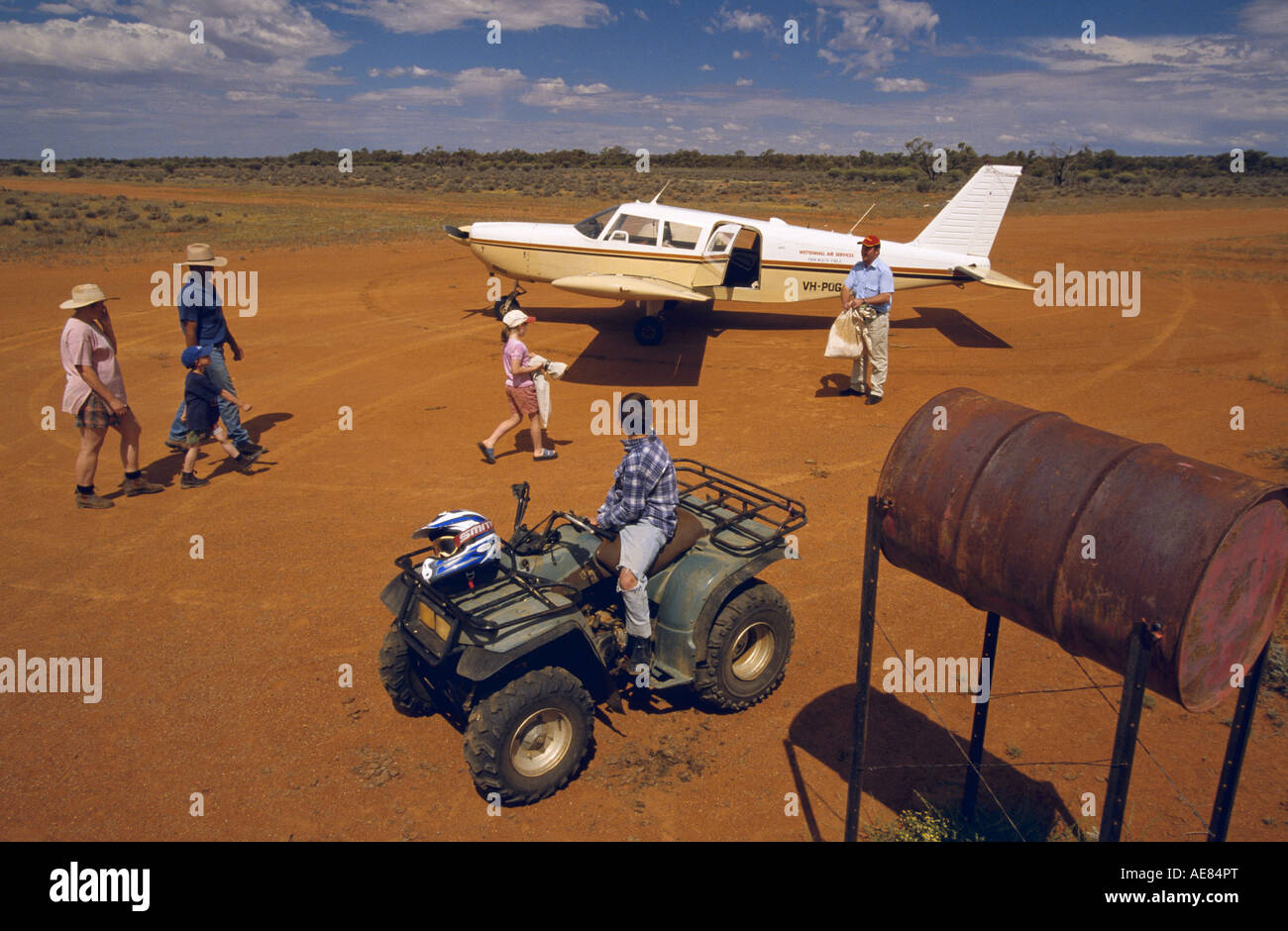 Flying mailman outback Australia Stock Photo - Alamy