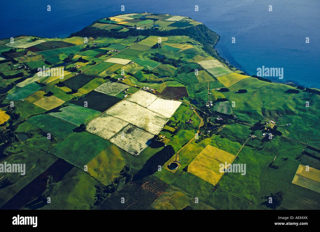 Aerial crops Tasmania, Australia, horizontal Stock Photo - Alamy