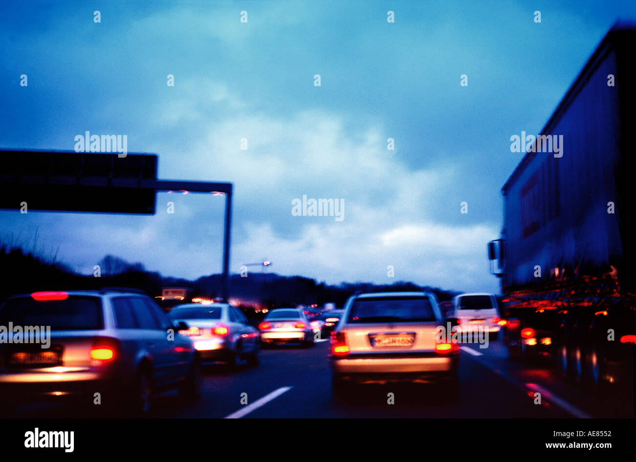 Cars on road Stock Photo - Alamy