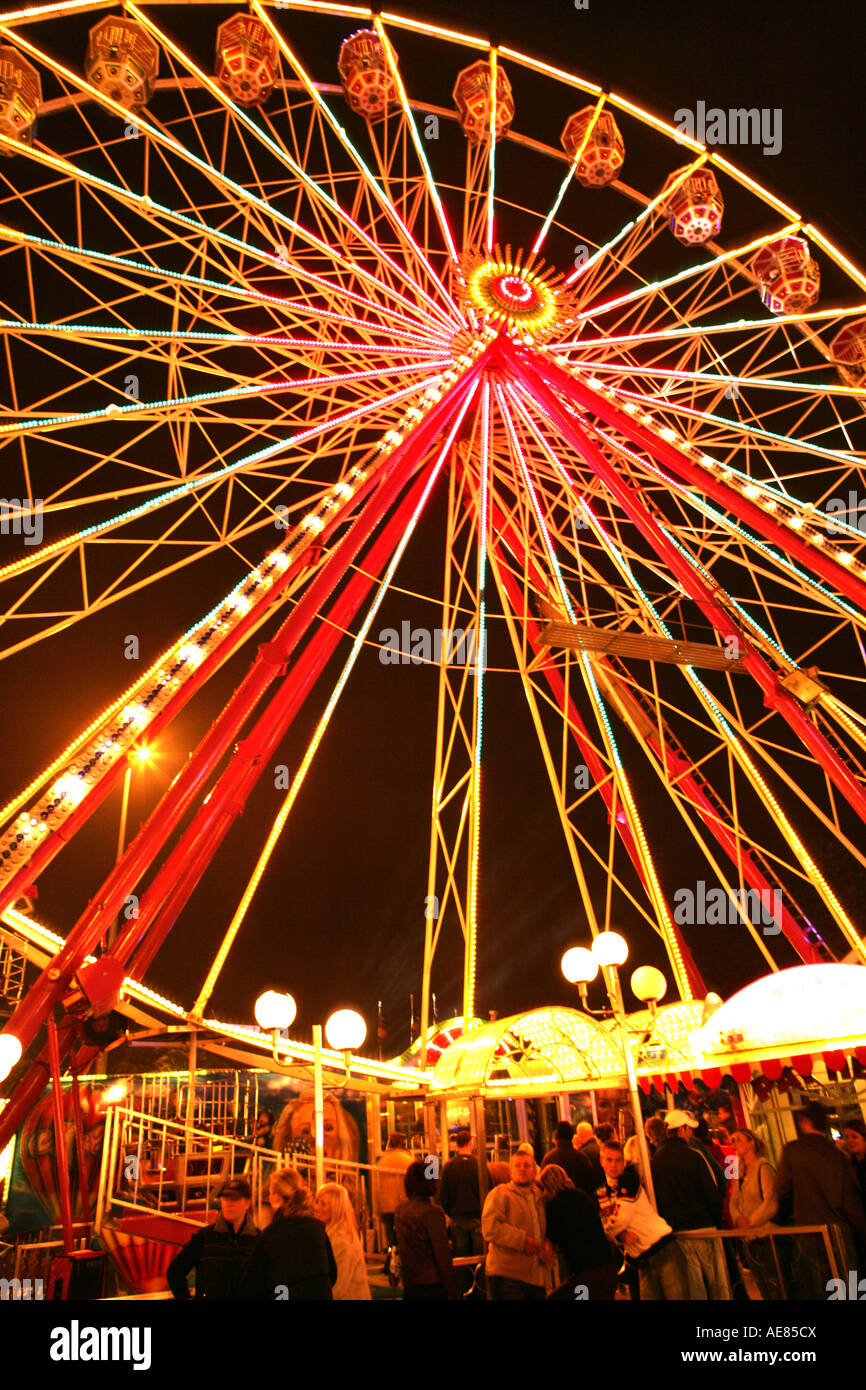 Big wheel at Goose Fair, Nottingham Stock Photo - Alamy