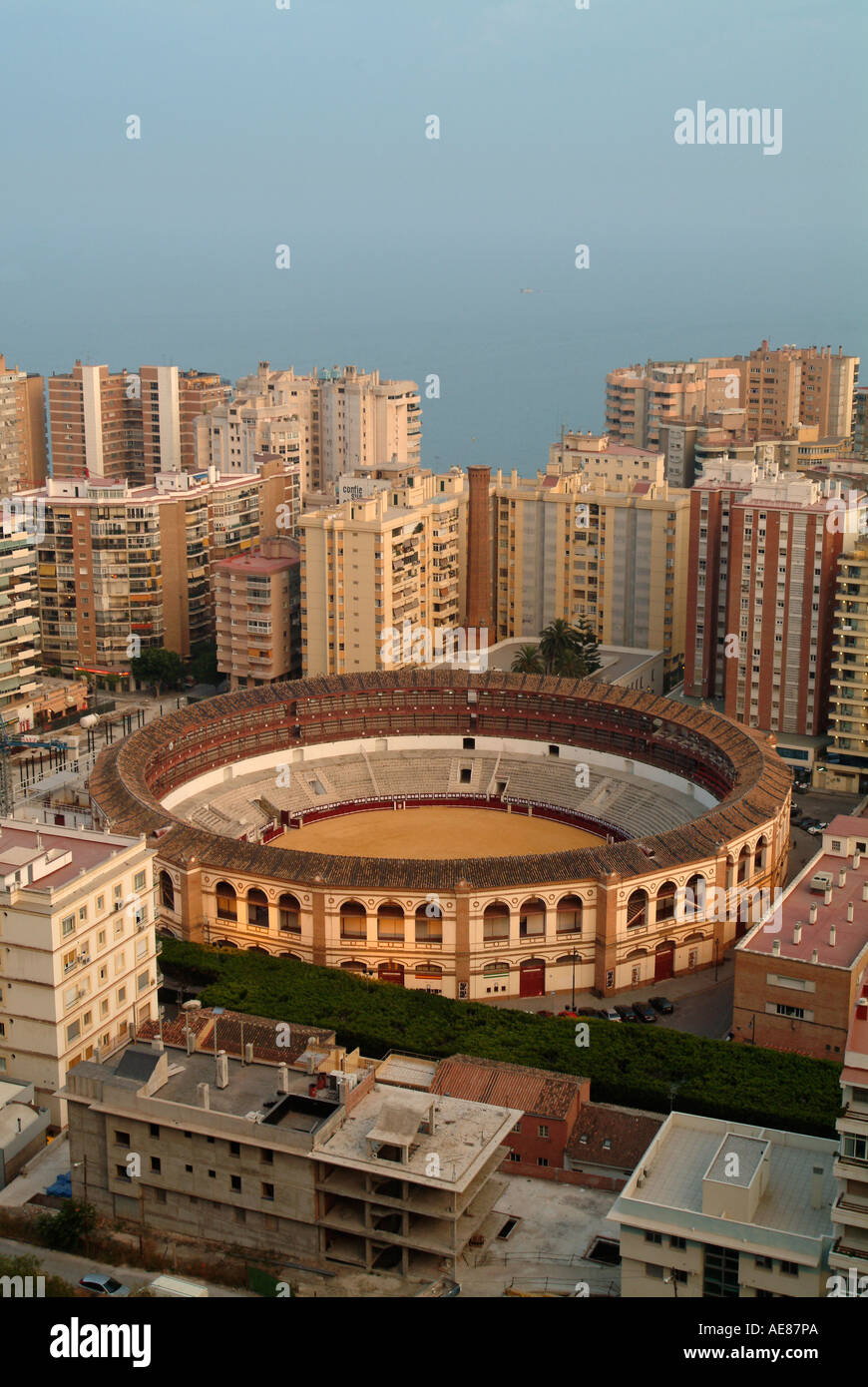 Malaga. Stadtteil La Malagueta. La Malagueta quarter. Plaza de toros ...