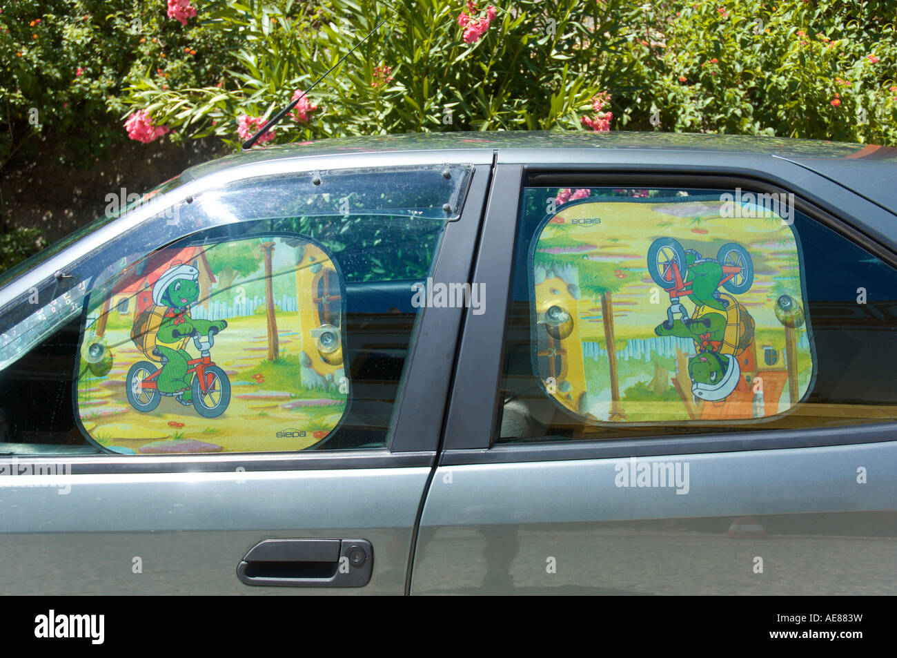 Window sun reflector Algarve Portugal Stock Photo - Alamy