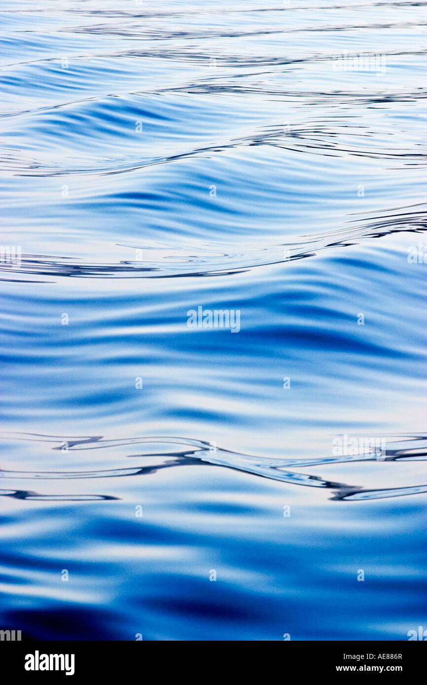 Blue waves in the sea Stock Photo - Alamy