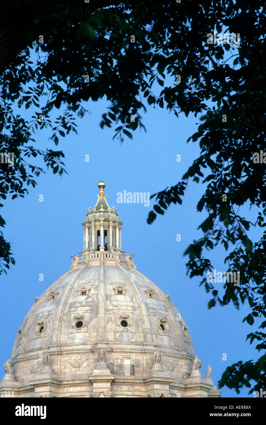 Minnesota state capitol dome hi-res stock photography and images - Alamy