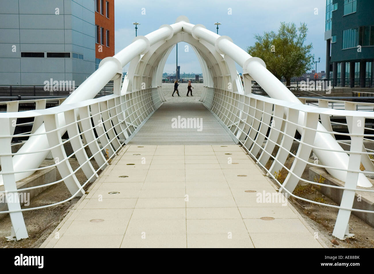 Princes Dock Bridge, designed by Ian Wroot. Liverpool, Merseyside ...