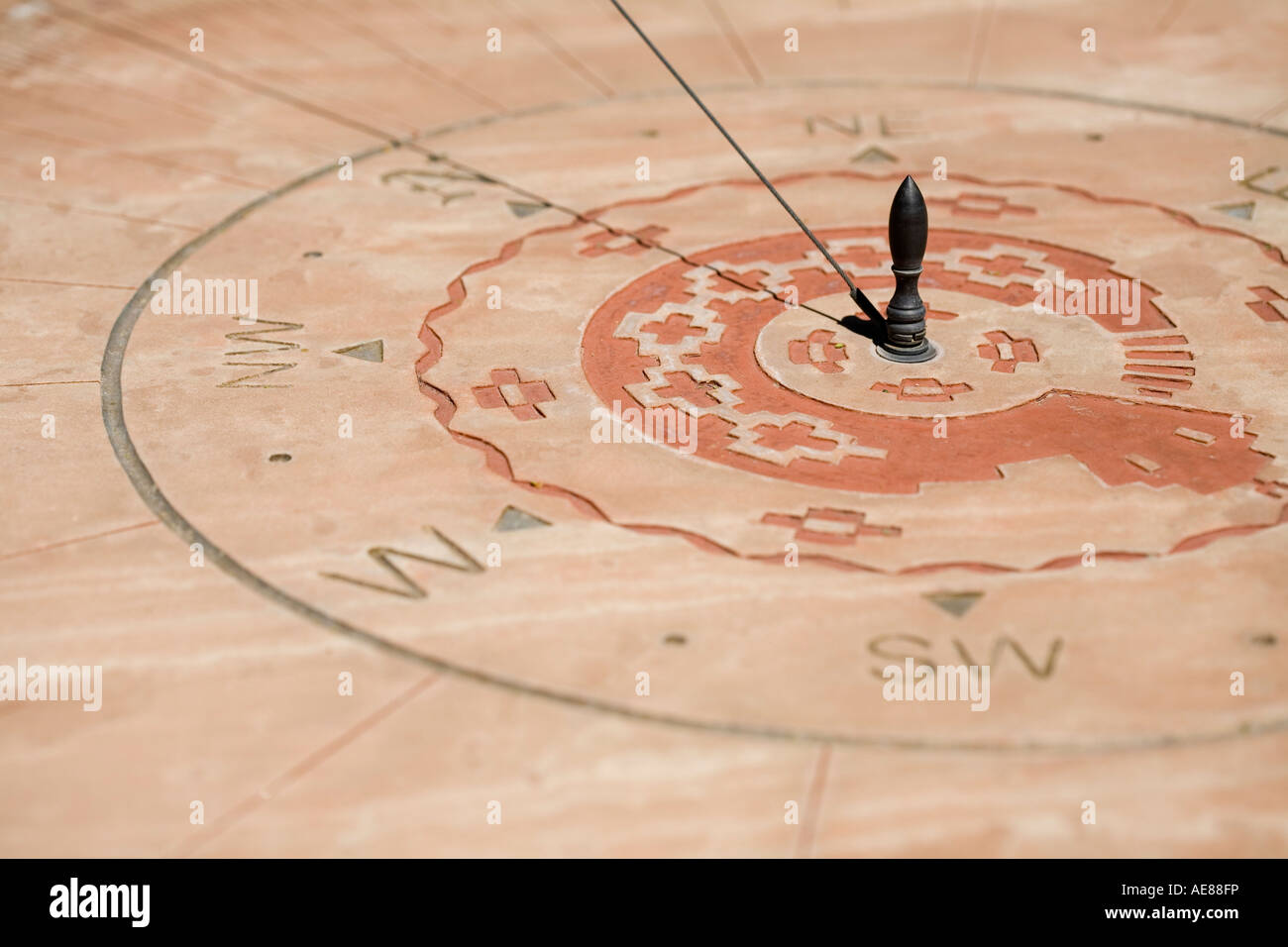 Close up of a sundial Stock Photo - Alamy