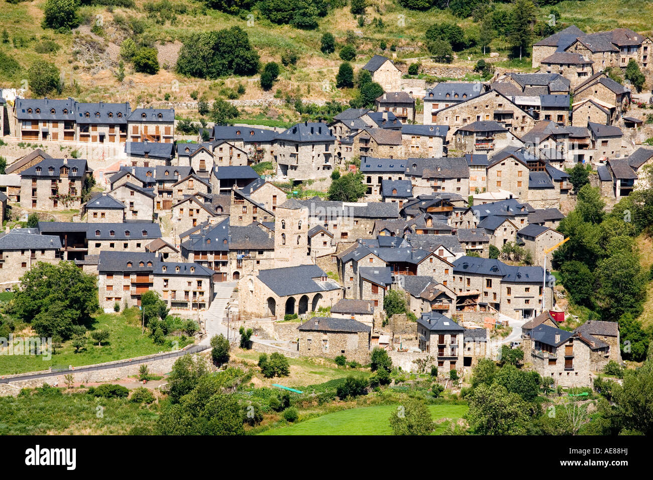 Aerial view of Durro Stock Photo - Alamy