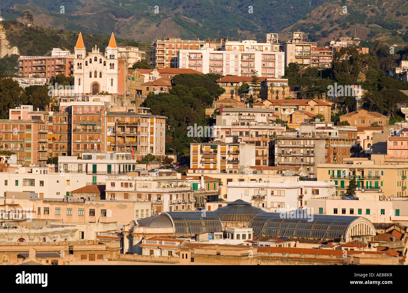 City of Messina Sicily Italy Stock Photo - Alamy
