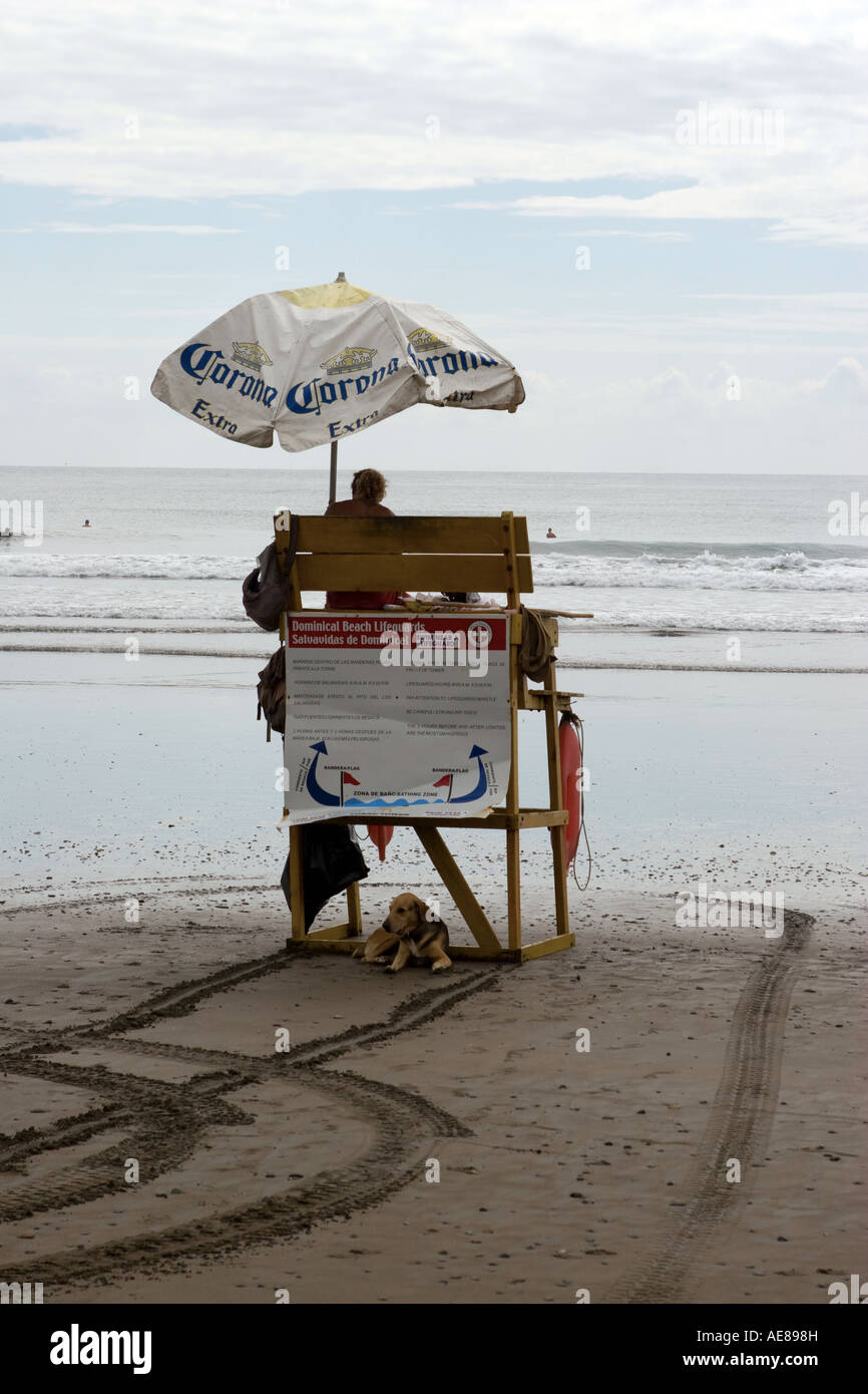 life guard on duty safe Stock Photo - Alamy