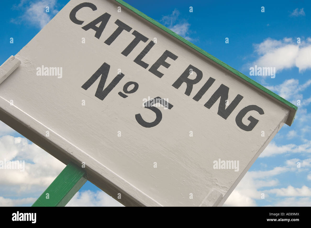 Cattle ring sign Great Yorkshire Show Ground Harrogate North Yorkshire ...