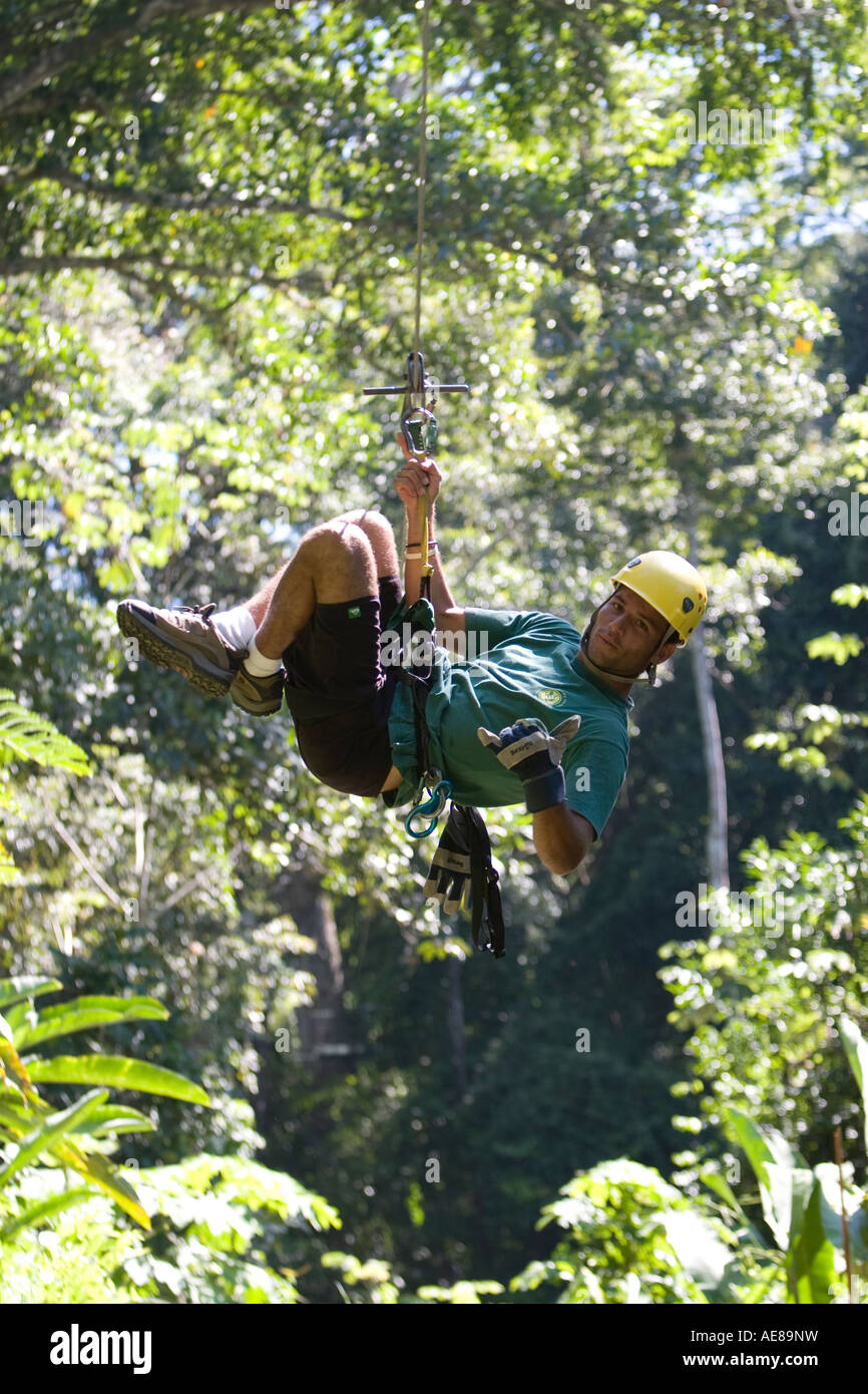 Tree top canopy tour hi-res stock photography and images - Alamy