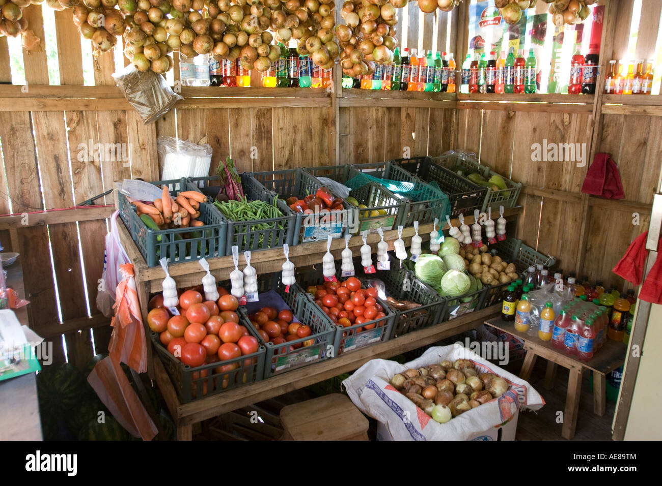 fruit stand store vegetable Stock Photo - Alamy