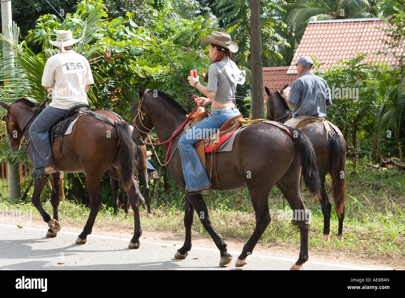 cowboys and girls Stock Photo - Alamy