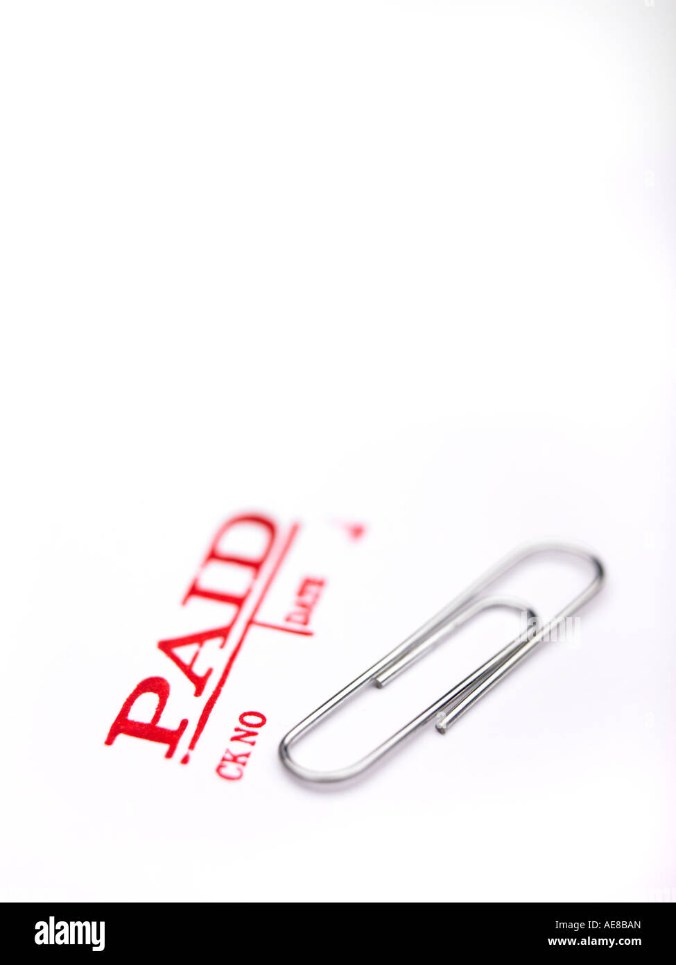 Paid stamp hi-res stock photography and images - Alamy