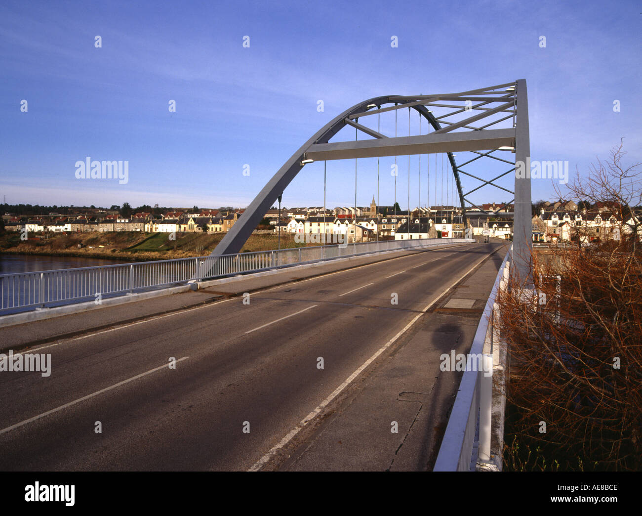 dh BONAR BRIDGE SUTHERLAND Iron road bridge scotland a836 Stock Photo ...