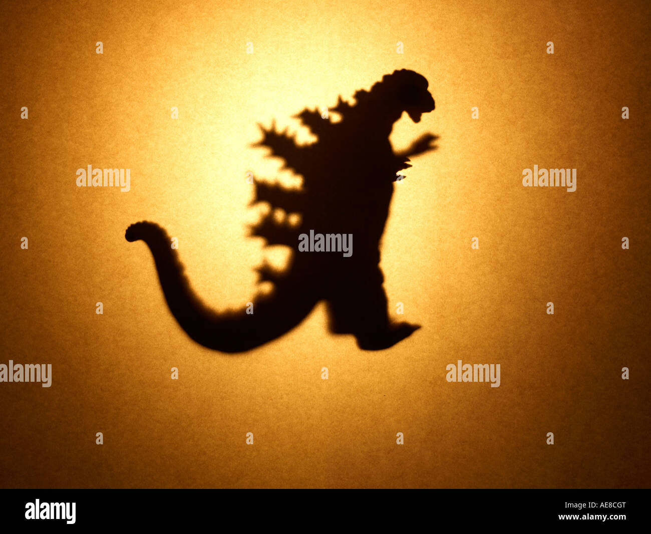Godzilla outline hi-res stock photography and images - Alamy