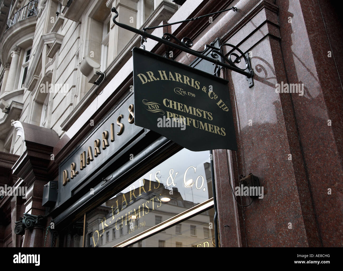D. R. Harris & Co pharmacy, St James's Street, London, UK Stock Photo ...