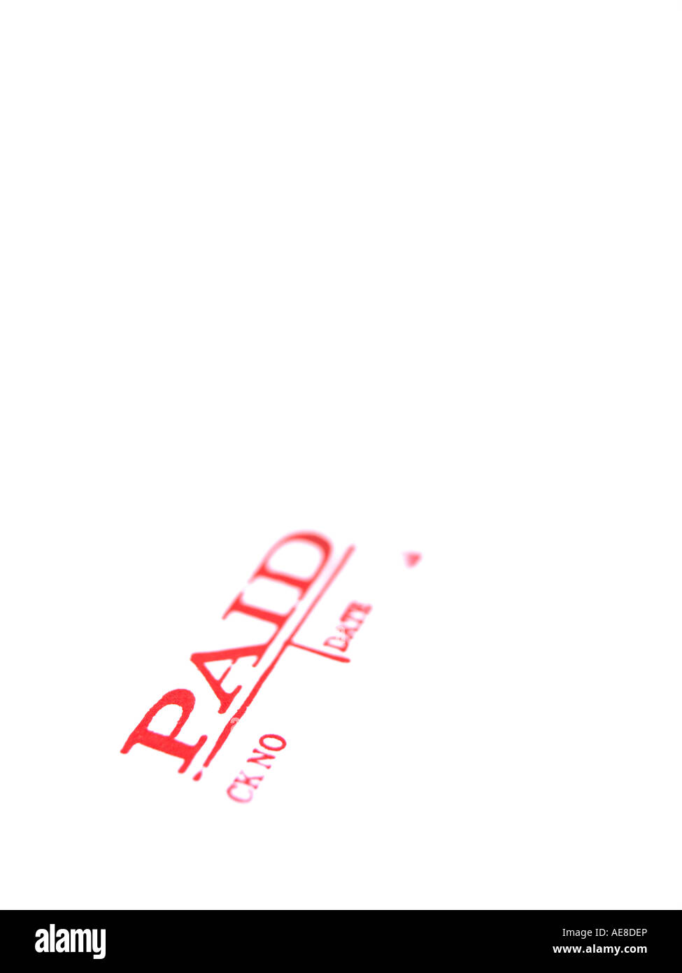 Paid stamp hi-res stock photography and images - Alamy