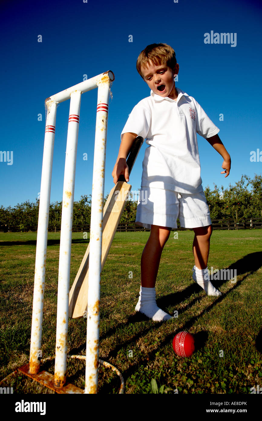 Children playing cricket hi-res stock photography and images - Alamy
